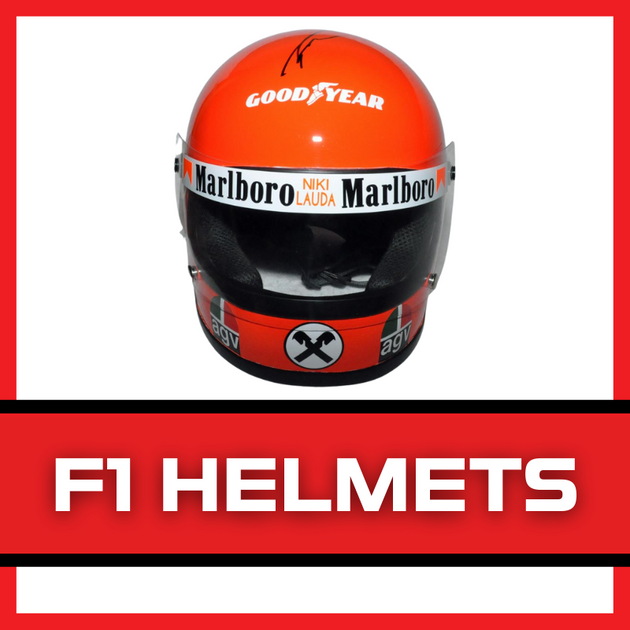 F1 Casques Échelle 1/1 – Formula World Shop Inc.