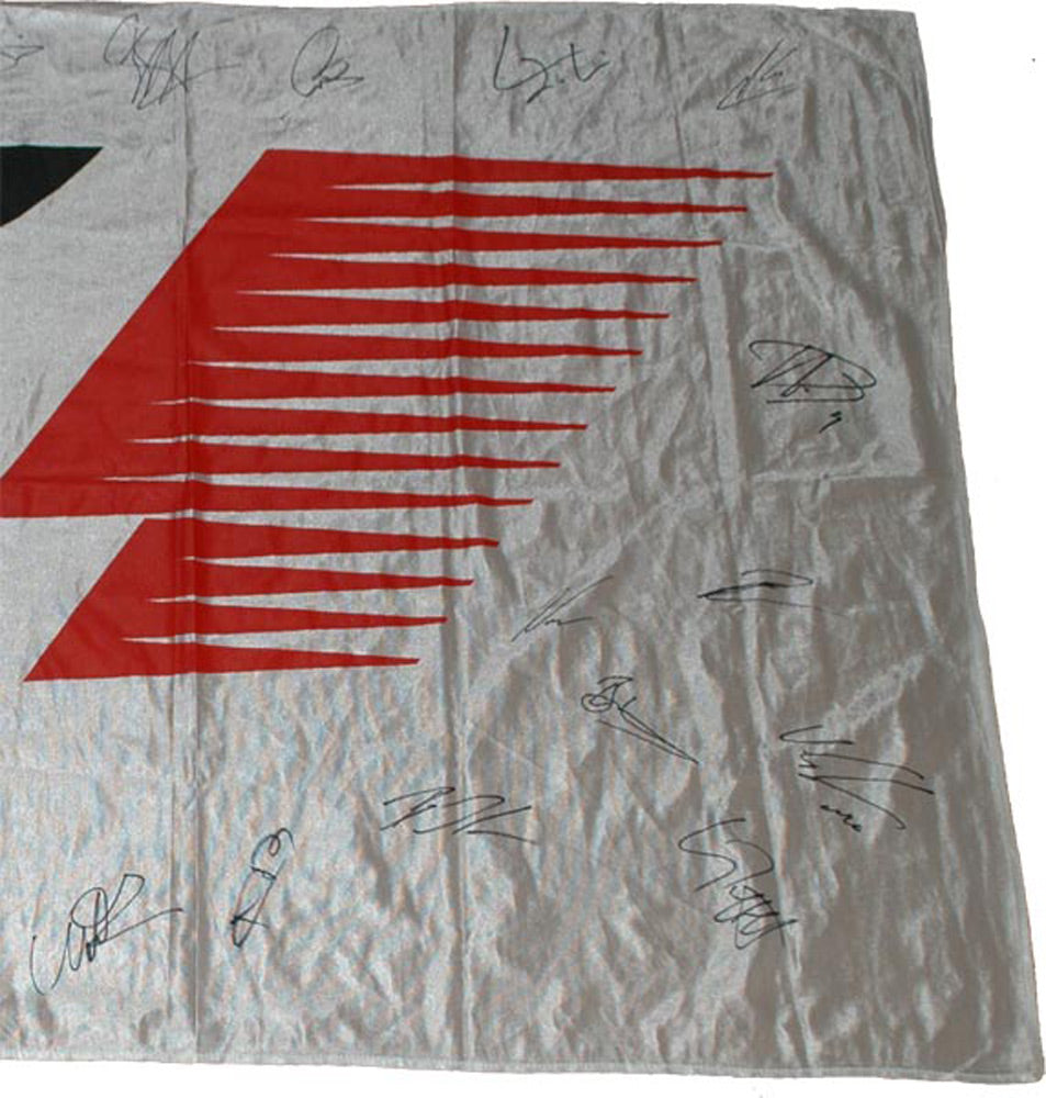 Formula 1 white 60X36 inches Flag Signed by 33 F1 Drivers – Formula ...