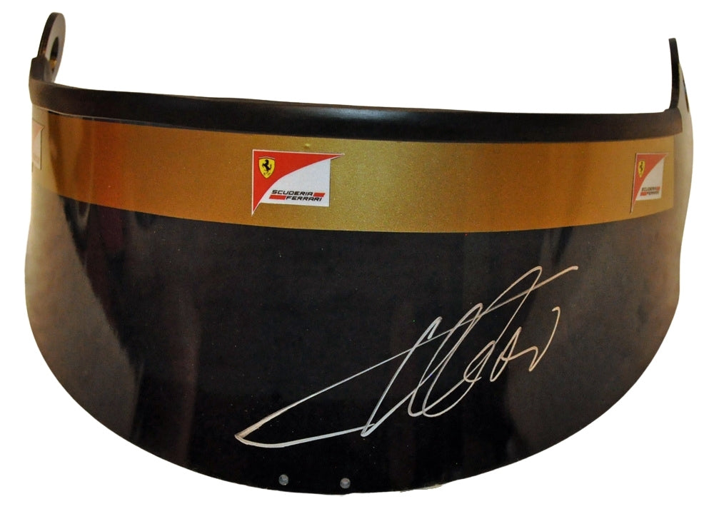 Fernando Alonso Signed Schuberth Ferrari F1 Replica Visor – Formula ...