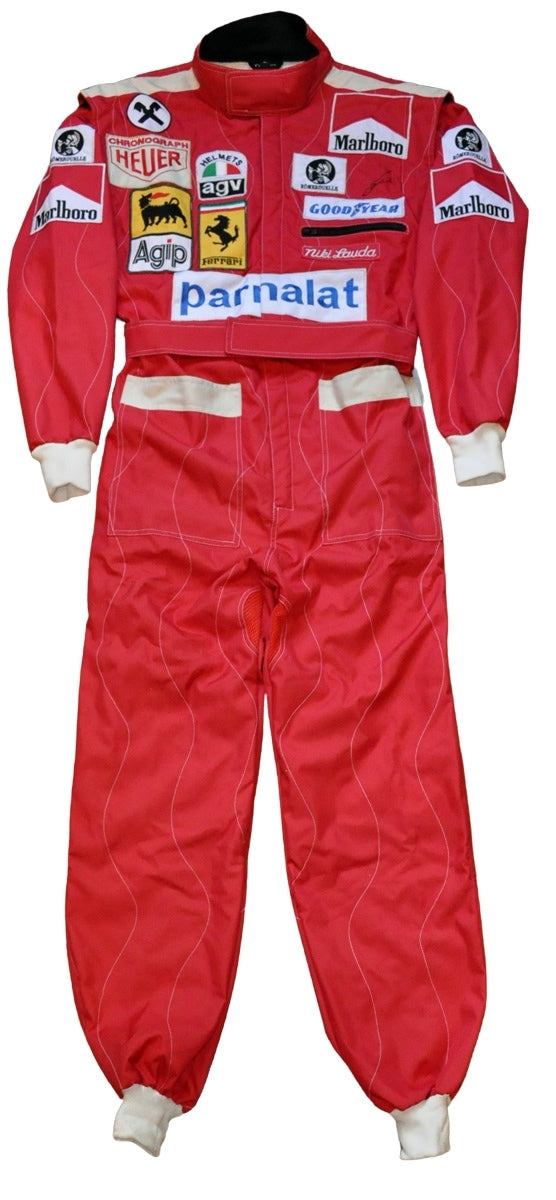 Niki Lauda Signed 1975 - 1977 F1 Replica Suit – Formula World Shop Inc.