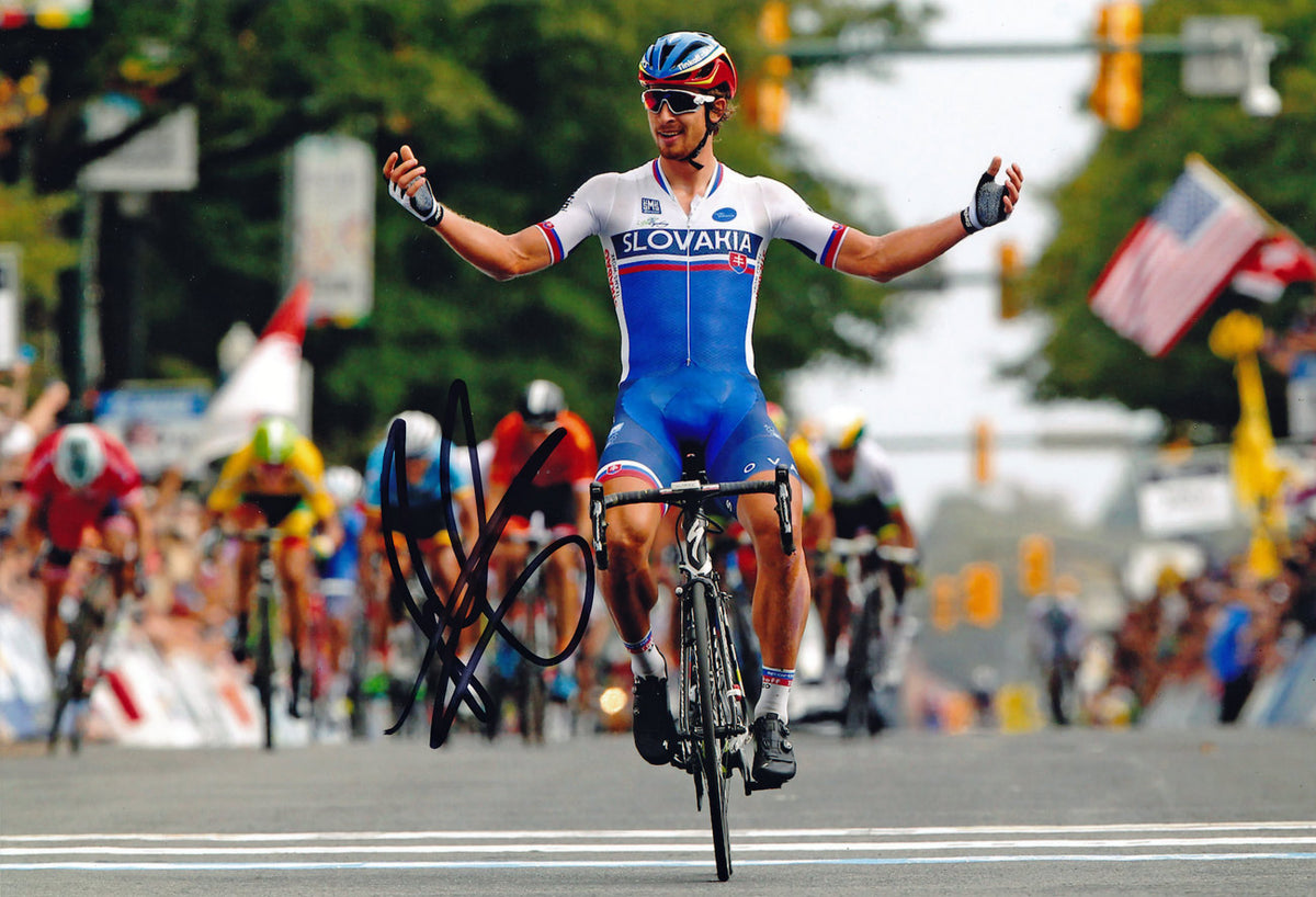 Peter Sagan Signed 8X12 inche 2015 UCI World Road Champion Photo ...