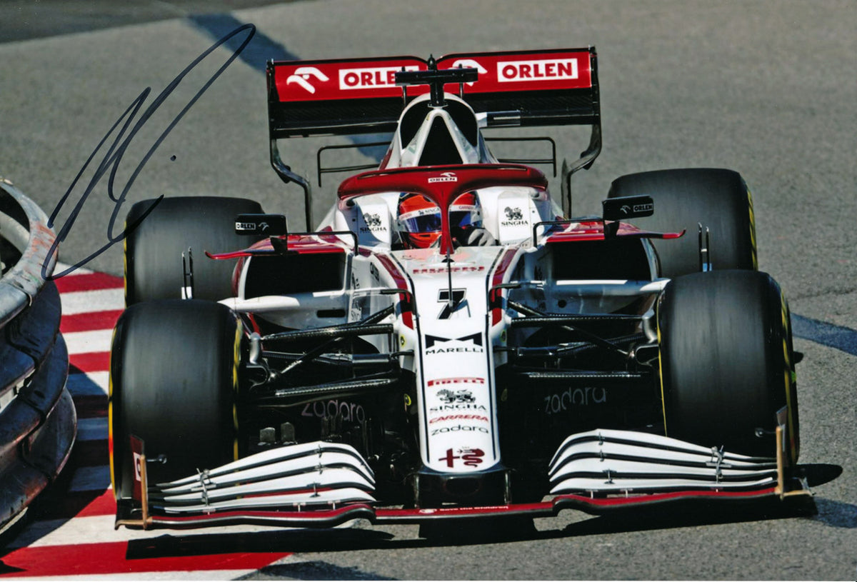 Kimi Raikkonen Signed 8X12 Inches 2021 Alfa Romeo F1 Photo – Formula ...