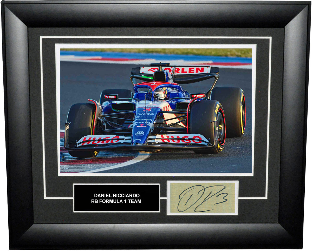 Daniel Ricciardo Signed 15X19 inches 2024 RB Formula 1 Team Photo Mont ...