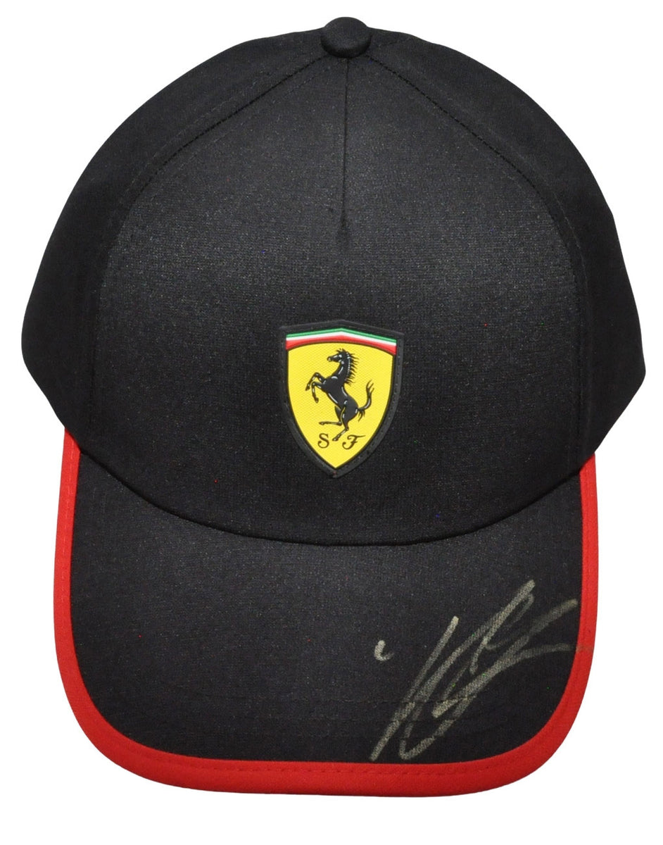 Charles Leclerc Signed Scuderia Ferrari F1 Black Cap – Formula World ...