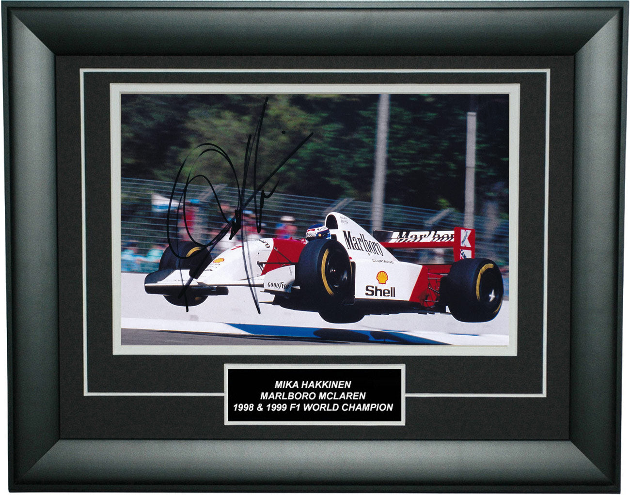 Mika Hakkinen Signed 8X12 inches 1993 ‘The Flying Finn’ F1 McLaren Pho ...