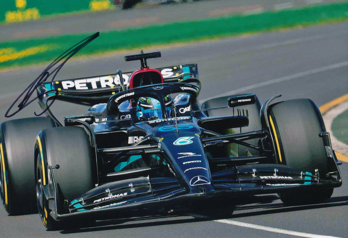 George Russell Signed 8X12 inches 2023 Mercedes F1 Team Australian Gra ...
