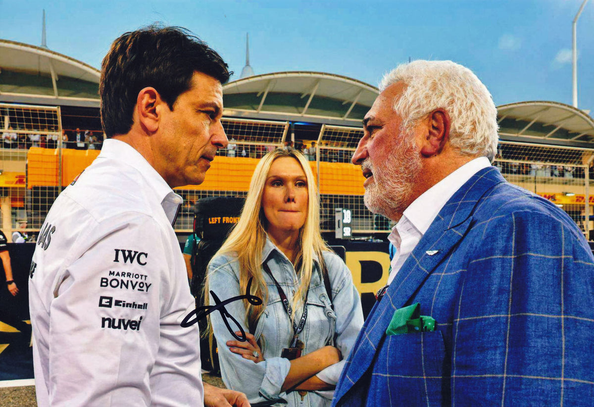 Toto Wolff Signed 8X12 Inches Mercedes F1 Team Photo – Formula World ...