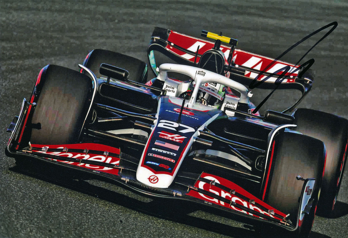 Nico Hulkenberg Signed 8X12 inches 2024 Haas F1 Team Photo – Formula ...