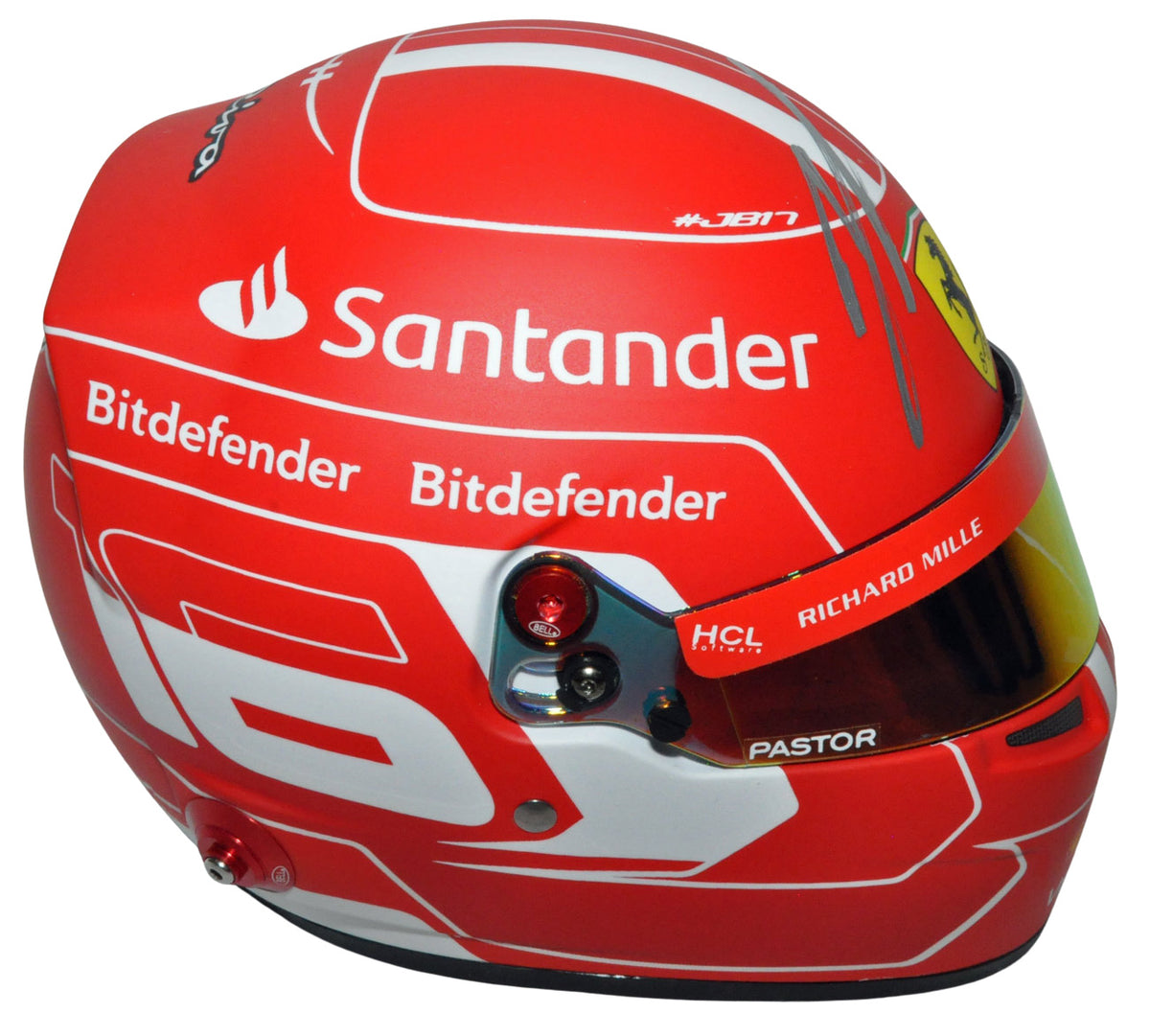 Charles Leclerc Signed Replica 1/2 2023 Scuderia Ferrari #16 F1 Helmet ...