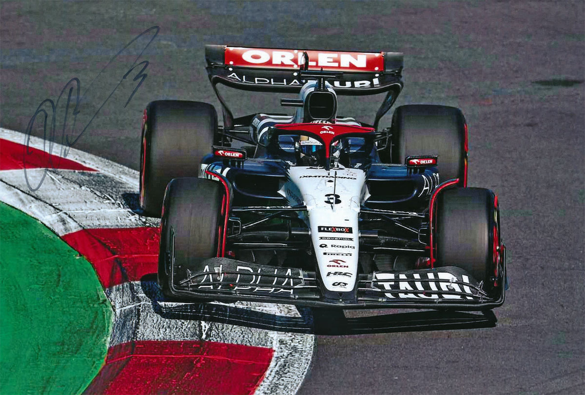 Daniel Ricciardo Signed 8X12 inches 2023 Scuderia AlphaTauri F1 Photo ...