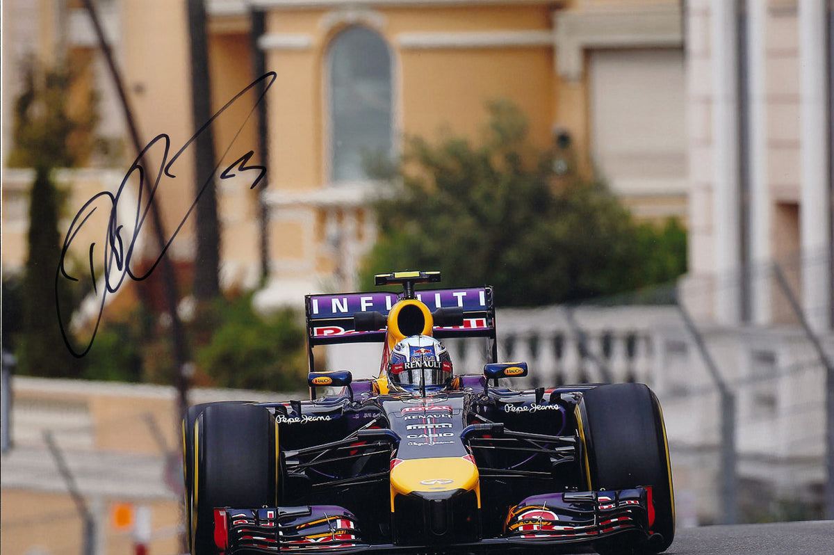 Daniel Ricciardo Signed 8X12 inches 2015 Monaco Grand Prix F1 Red Bull ...