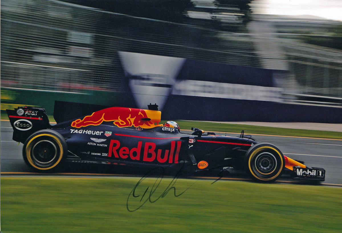 Daniel Ricciardo Signed 8X12 inches Australian GP F1 Red Bull Photo ...