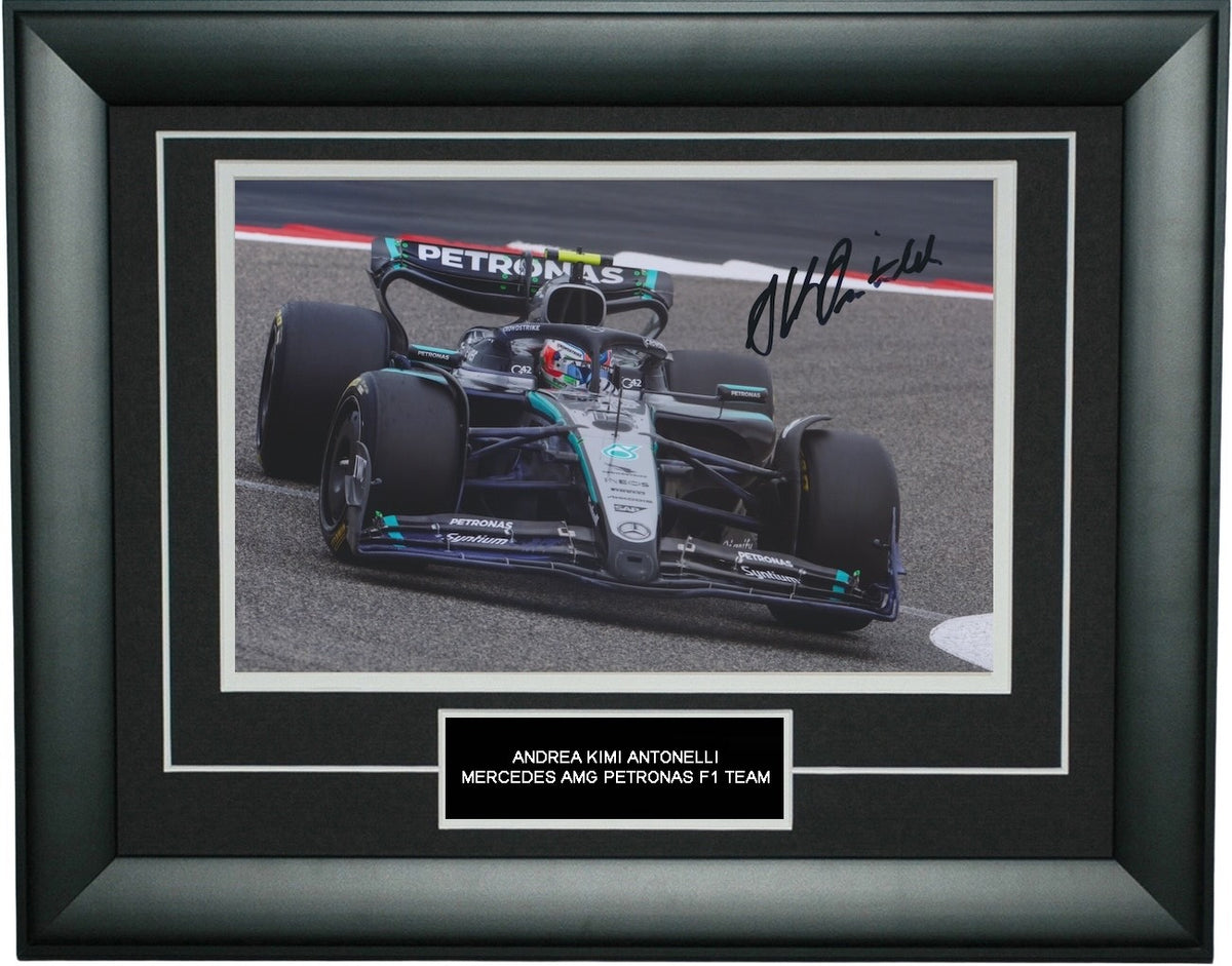 Andrea Kimi Antonelli Signed 8X12 inches Mercedes F1 Team 2025 Photo F ...
