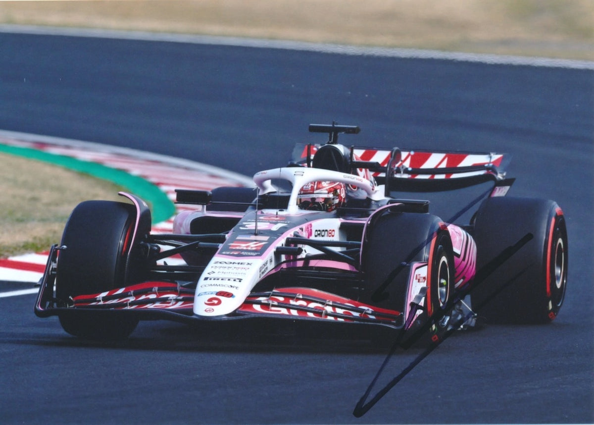 Esteban Ocon Signed 5X7 inches 2025 Haas F1 Team Photo – Formula World ...