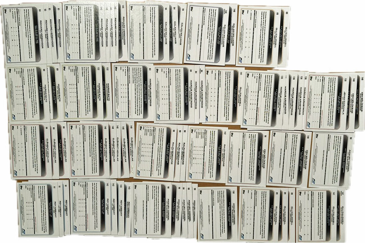 F2 2022 Drivers - Lot of 65 2022 Topps F1 Cards - Not signed – Formula ...
