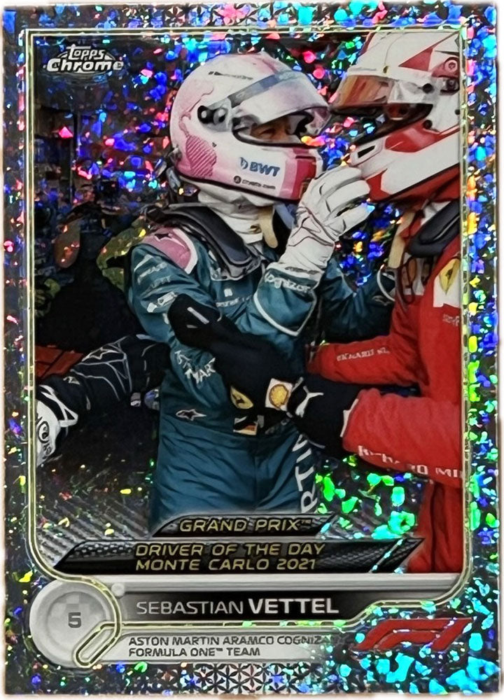 Sebastian Vettel - 2022 Topps Chrome F1 Formula 1 Aston Sebastian Vettel - 2022 Topps Chrome F1 Formula 1 Aston