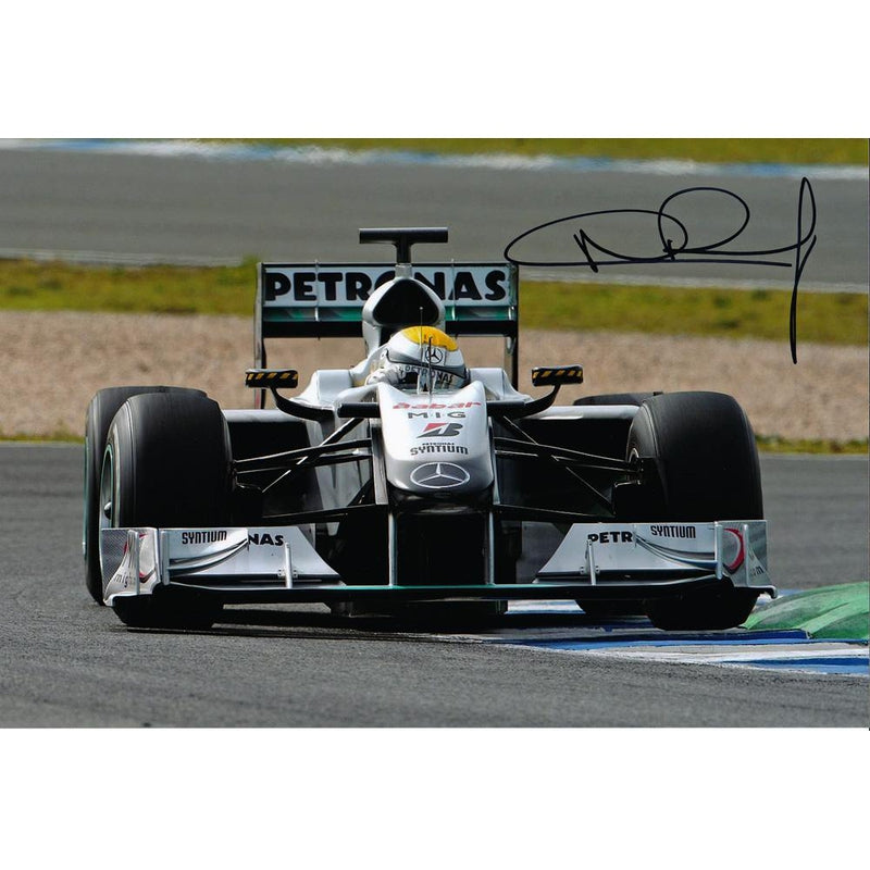Nico Rosberg Signed 8X12 Inches 2010 Mercedes F1 photo – Formula World ...
