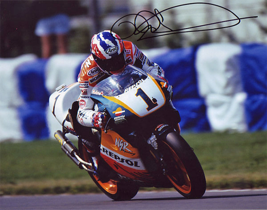Mick Doohan Signed 8X10 inches Repsol Honda Photo – Formula World Shop Inc.