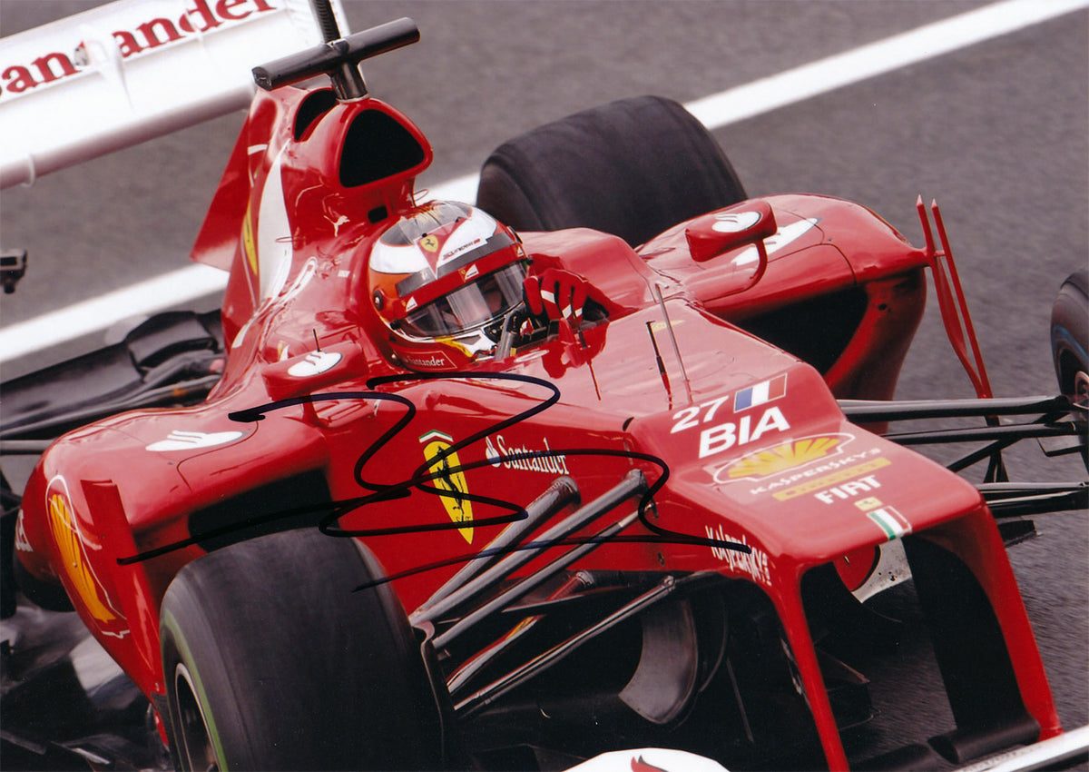 Jules Bianchi Signed 5X7 inches 2012 Ferrari F1 Photo – Formula World ...