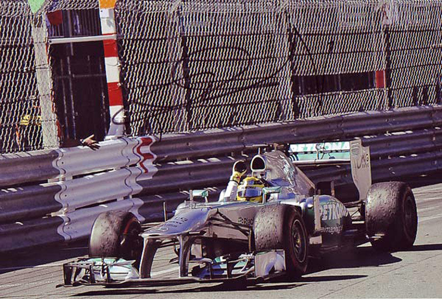 Nico Rosberg Signed 8X12 Inches 2013 Mercedes F1 Monaco GP Photo ...