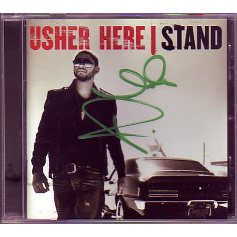 Usher - Here I Stand - Signed Music CD Here I Stand booklet – Formula ...