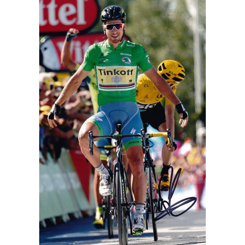 Peter Sagan Signed 8X12 inches 2016 Tour de France Tinkoff Photo ...