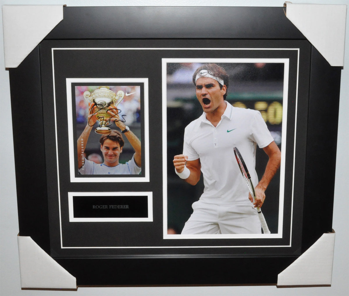 Roger Federer Signed Tennis Photo Montage Frame – Formula World Shop Inc.