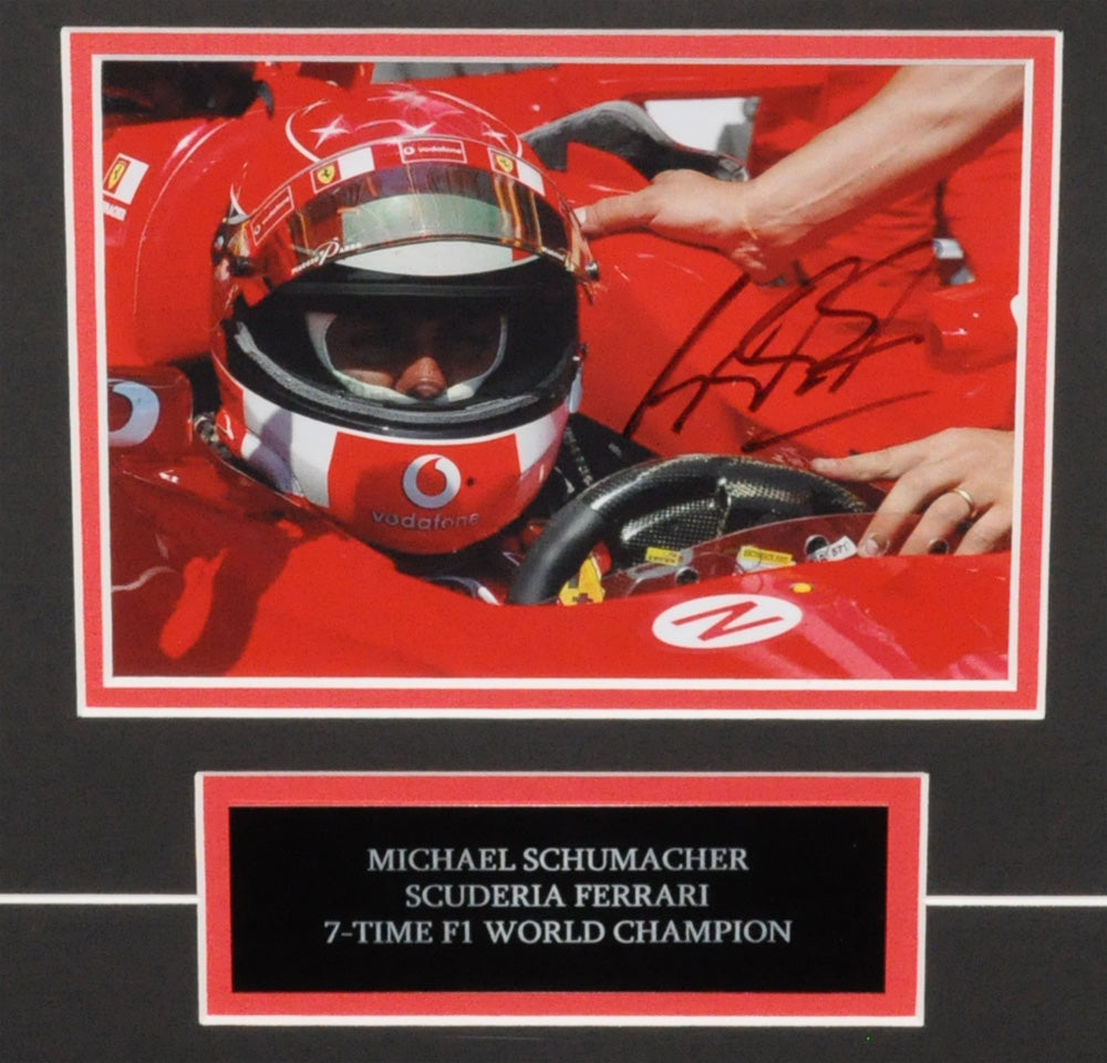 Michael Schumacher Signed 5X7 inches Scuderia Ferrari F1 Photos Montag ...
