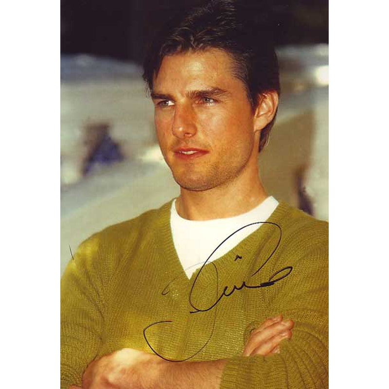 Tom Cruise signed 8X12 inches photo – Formula World Shop Inc.