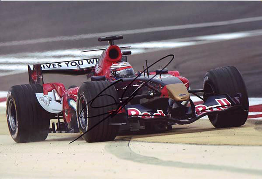 Scott Speed signed 8X12 inches 2006 Toro Rosso F1 photo – Formula World ...