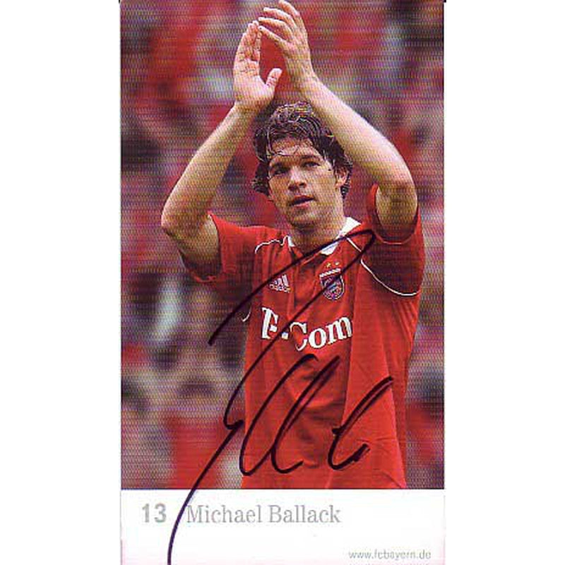 Michael Ballack Signed 5 X 3 photo card FC Bayern Munchen – Formula ...